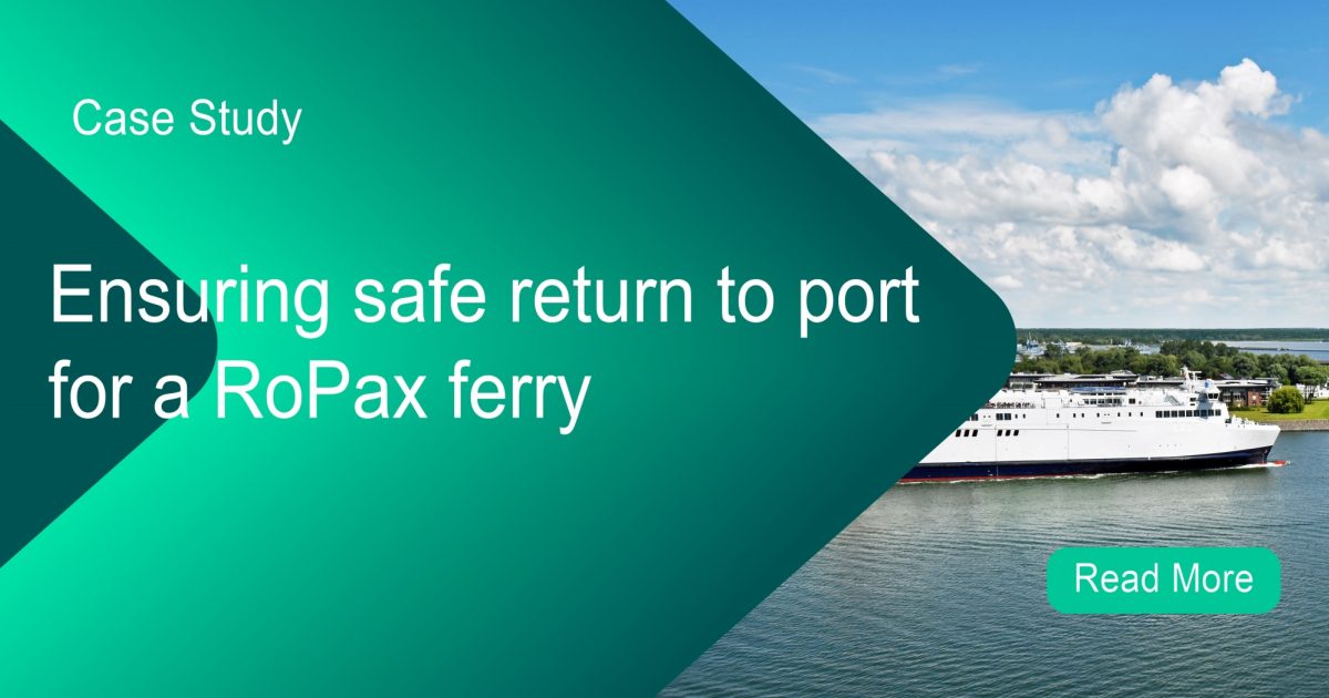 Ensuring safe return to port for a RoPax ferry