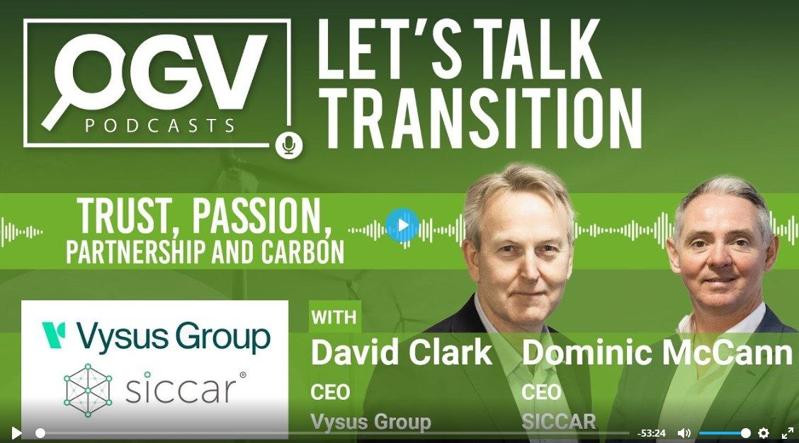 Let's talk transition - trust, passion, partnership and carbon